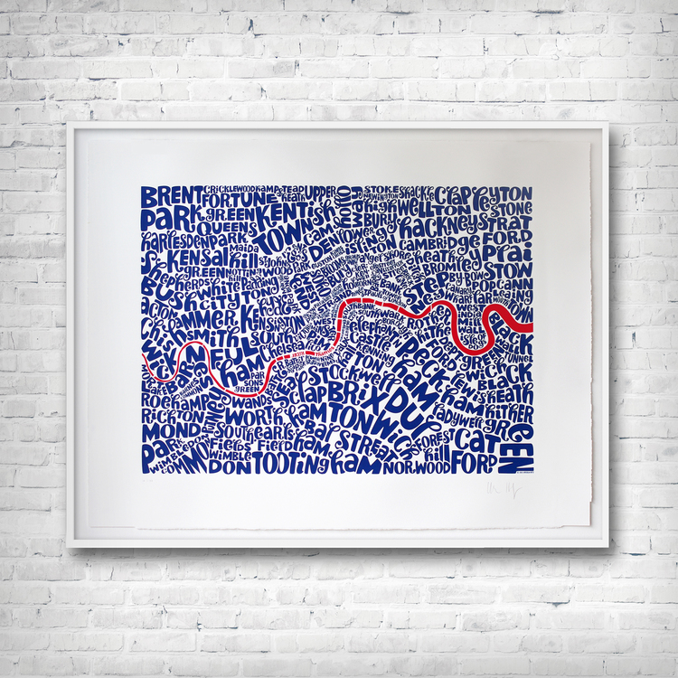 Typographic City Maps – On Art and Aesthetics