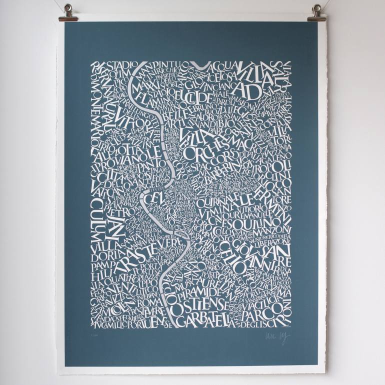 Typographic City Maps – On Art and Aesthetics