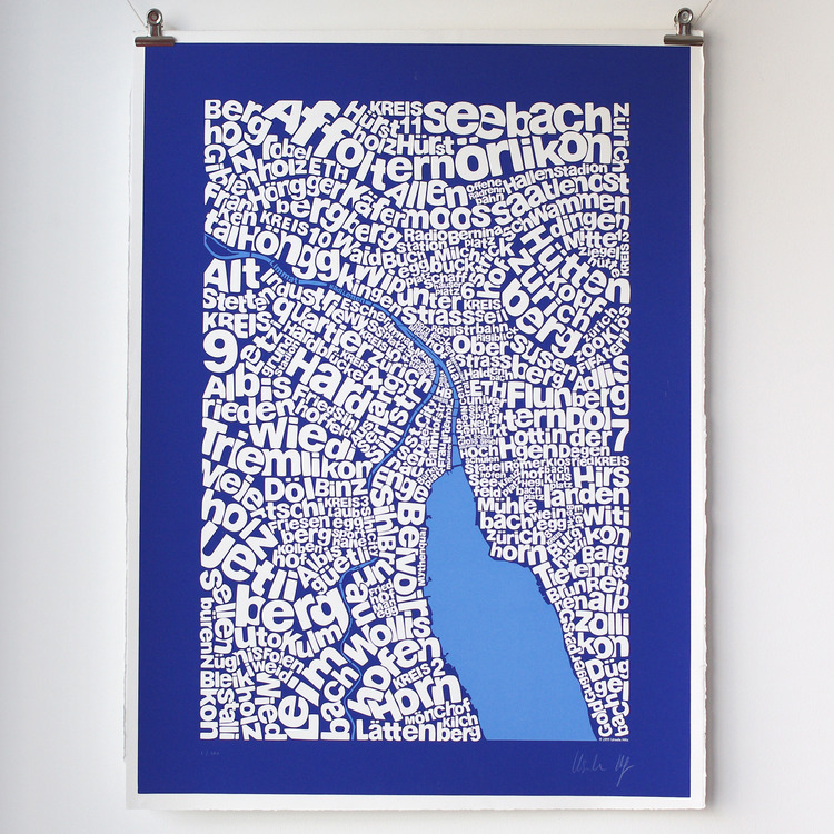 Typographic City Maps – On Art and Aesthetics