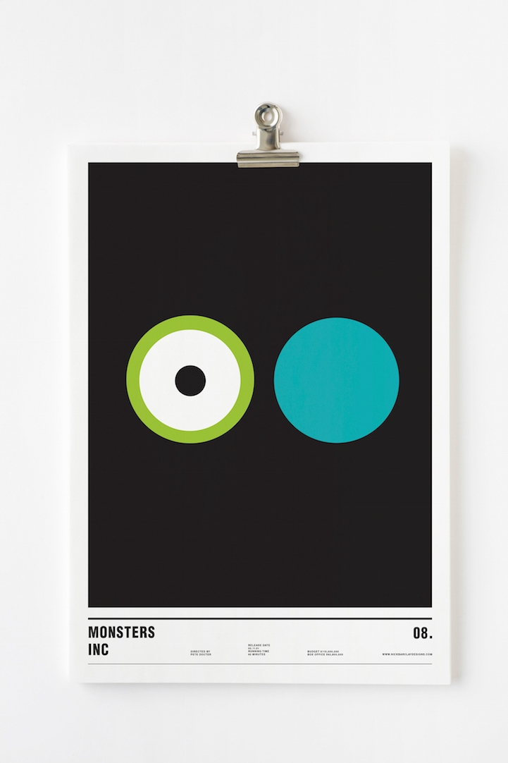 Minimalist Movie Posters and Album Covers by Nick Barclay – On Art and ...