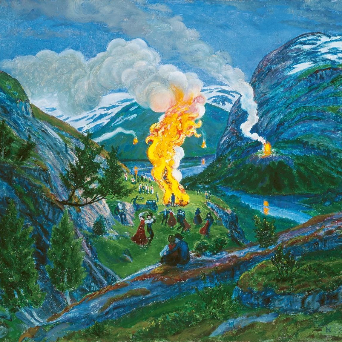 “Vestlandet” by Nikolai Astrup (1880-1928): From the KODE Art Museums ...