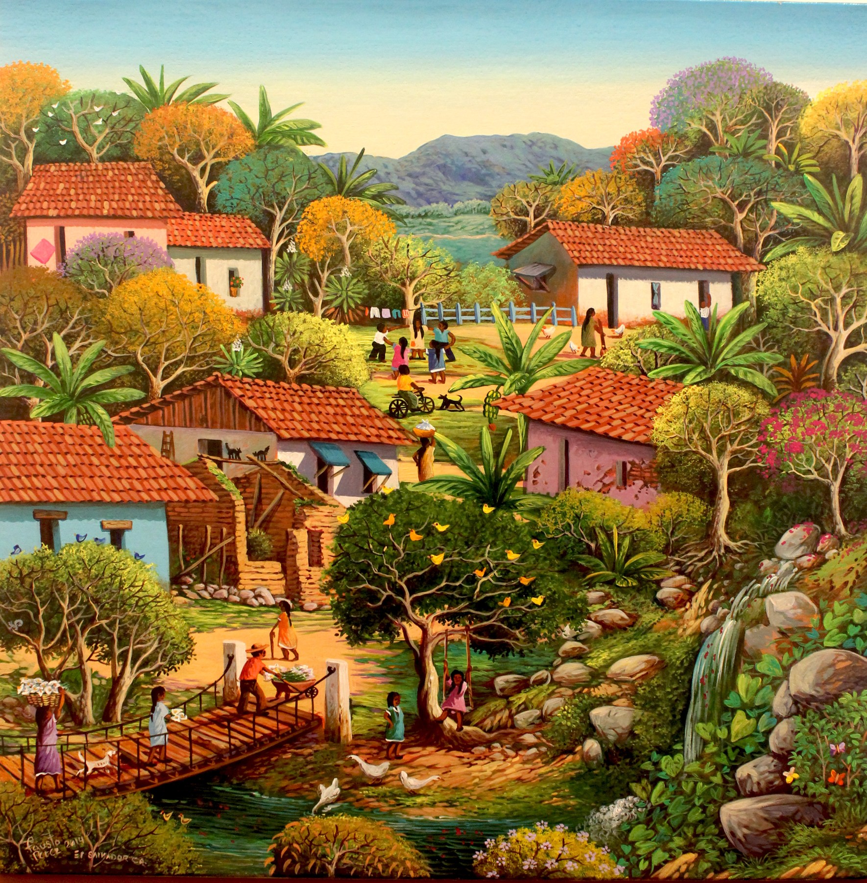 Magic Mountains, Mystic Valleys: Landscapes by Salvadoran Naïve Artist ...