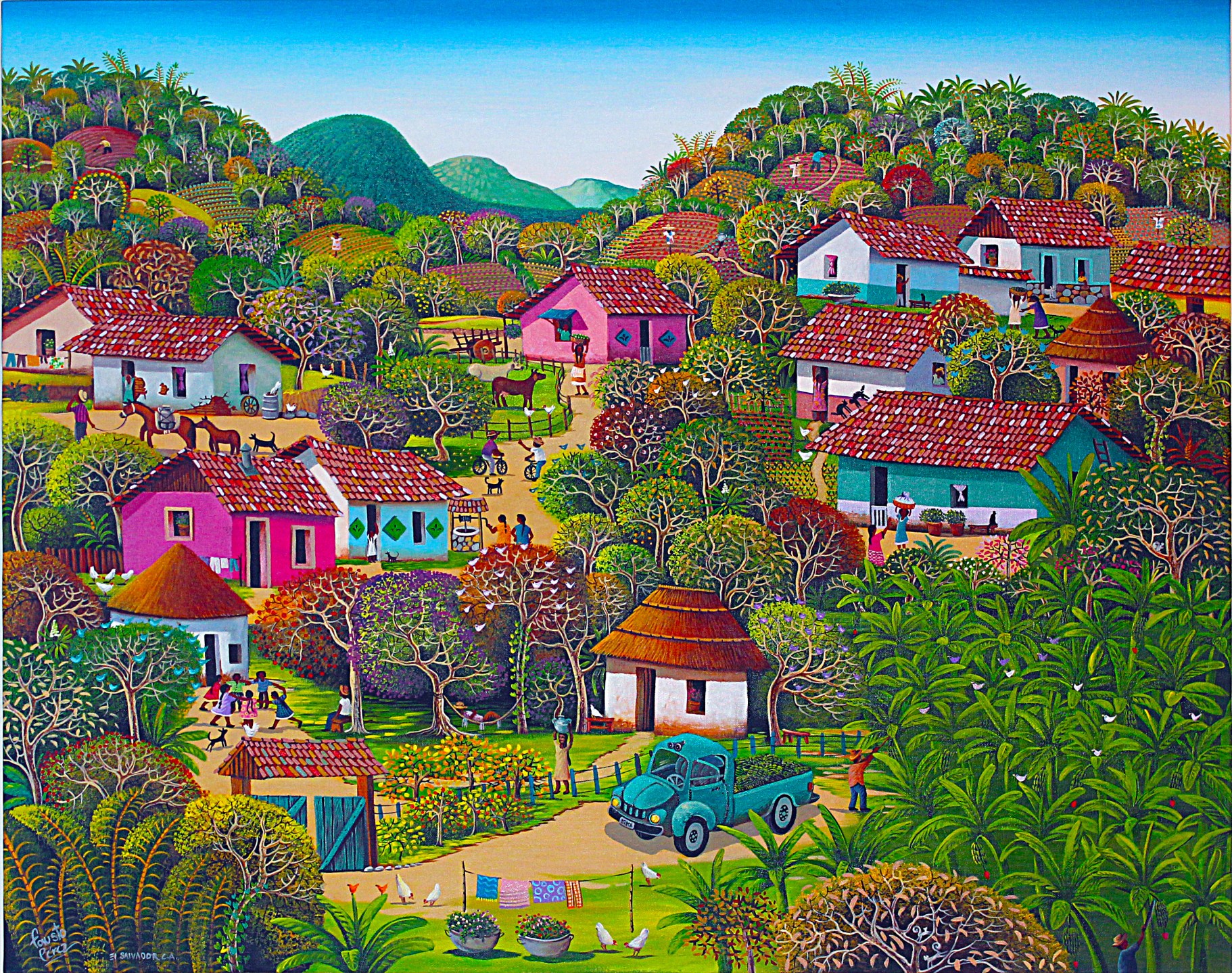 Magic Mountains, Mystic Valleys: Landscapes by Salvadoran Naïve Artist ...